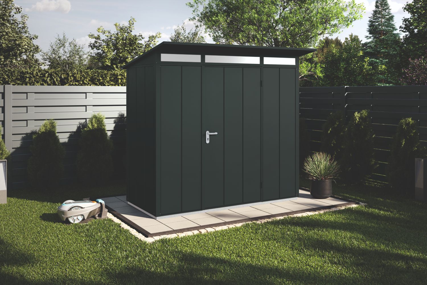 Wolff Finnhaus Metallgerätehaus – Wartungsfrei & modern – wolff ...